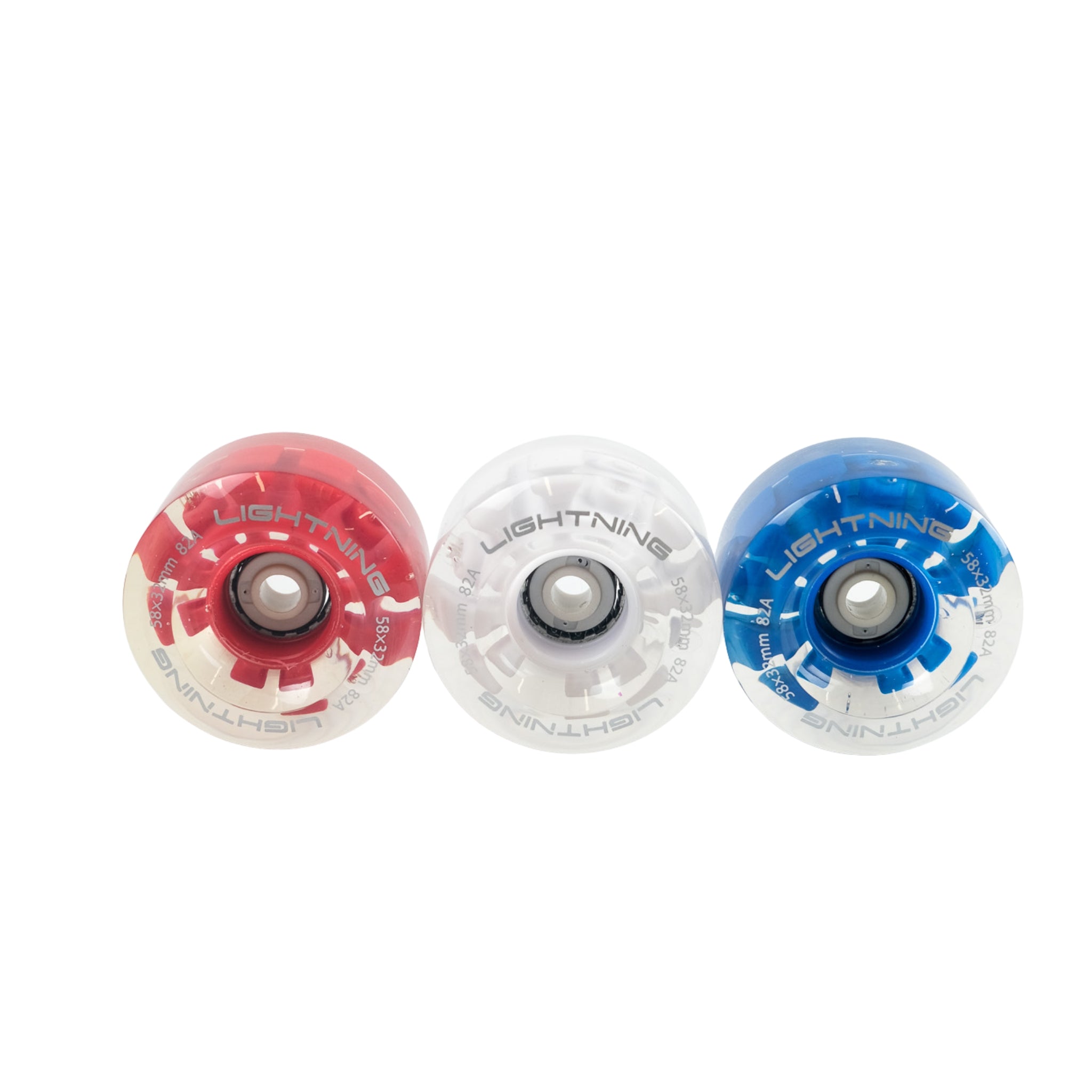LITE-UP Wheels 63 X 38 mm | 82A - Set of 8 – Ventro Skate